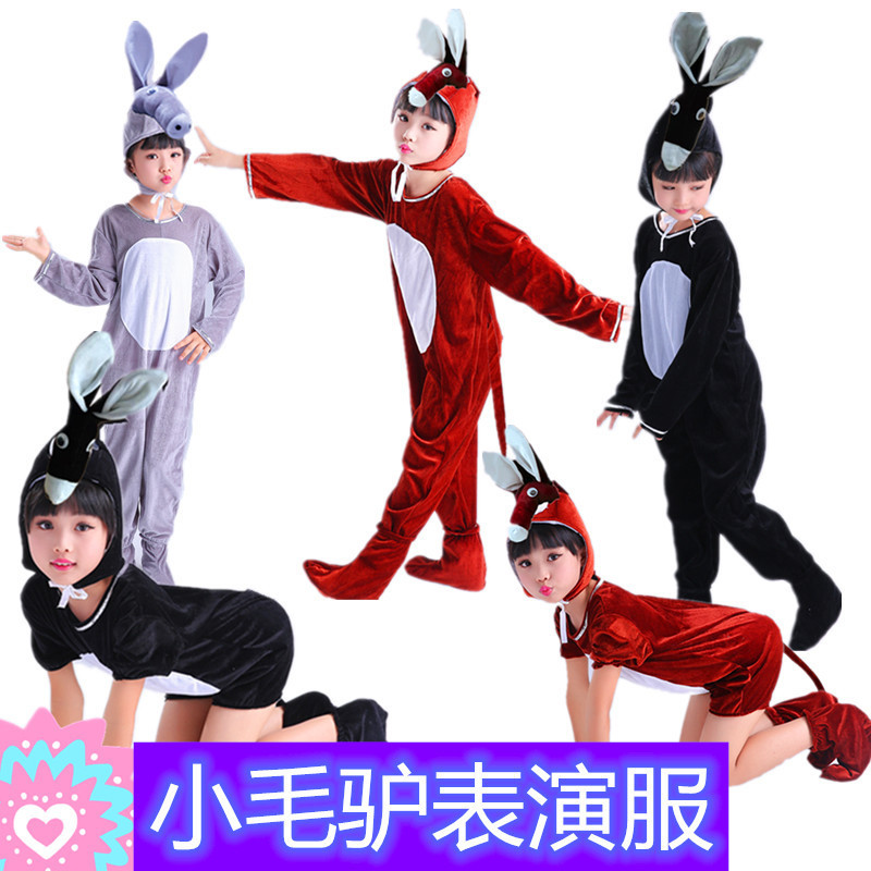 Burro Cruzando El Río Traje Inteligente Burro Cuento De Hadas Ropa ...