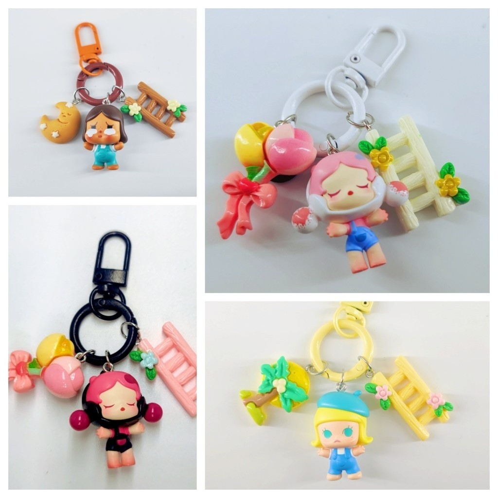 Llavero Colgante Molly Labubu Muñeca Hecho A Mano Popmart Oficial Dimoo ...