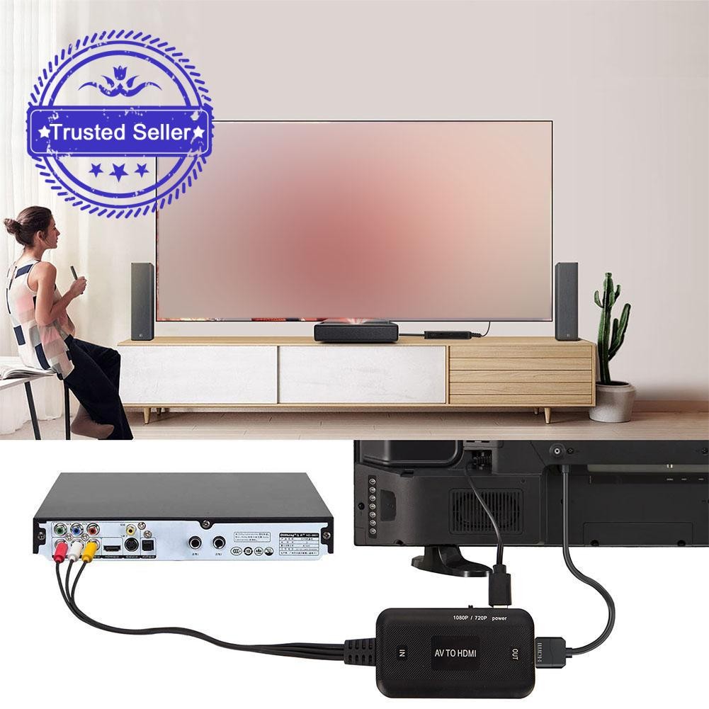 Cables De Conversión De Vídeo Av Convertidor Entrada Rca Y Salida Hdmi ...