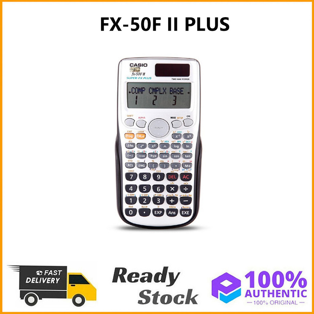 Casio FX-50F II PLUS Calculadora De Programación De Ingeniería | Shopee ...