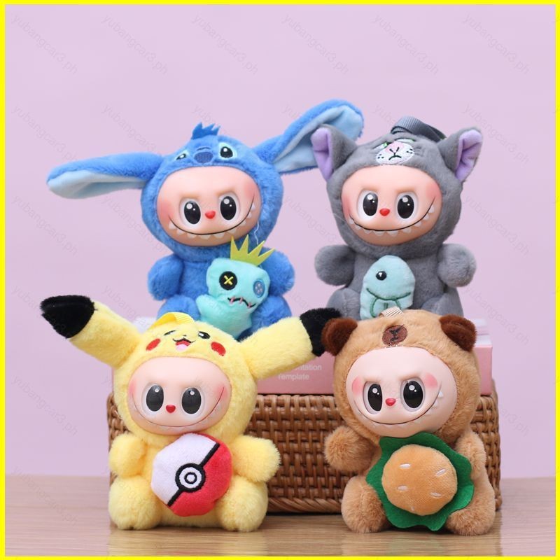 YB3 Labubu Muñecos De Peluche cos Pikachu capybara Stitch Juguetes ...