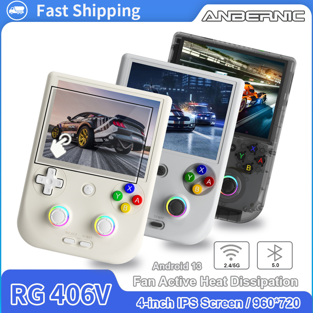 ANBERNIC RG 406V Video Consola De Juegos De Mano 4 " IPS HD Pantalla ...