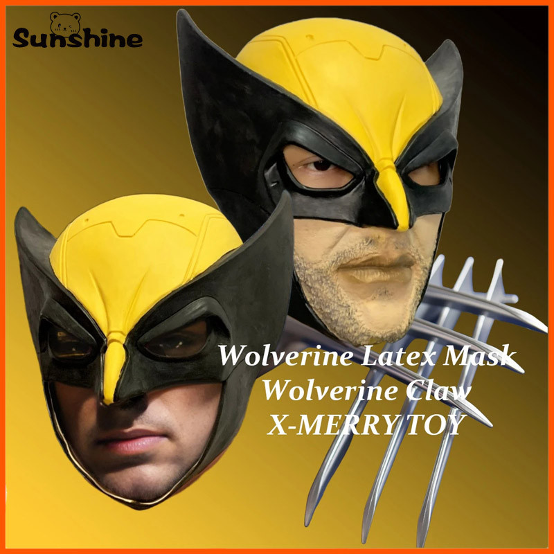 James Howlett Película Cosplay Máscara Wolverine Casco Con Pata Vestido ...