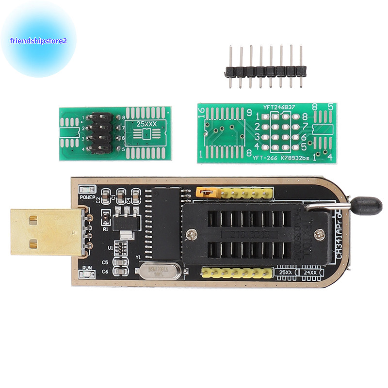 Fsp CH341A 24 25 Series EEPROM Flash BIOS Módulo Programador USB + Clip De Prueba SOIC8 CO ...
