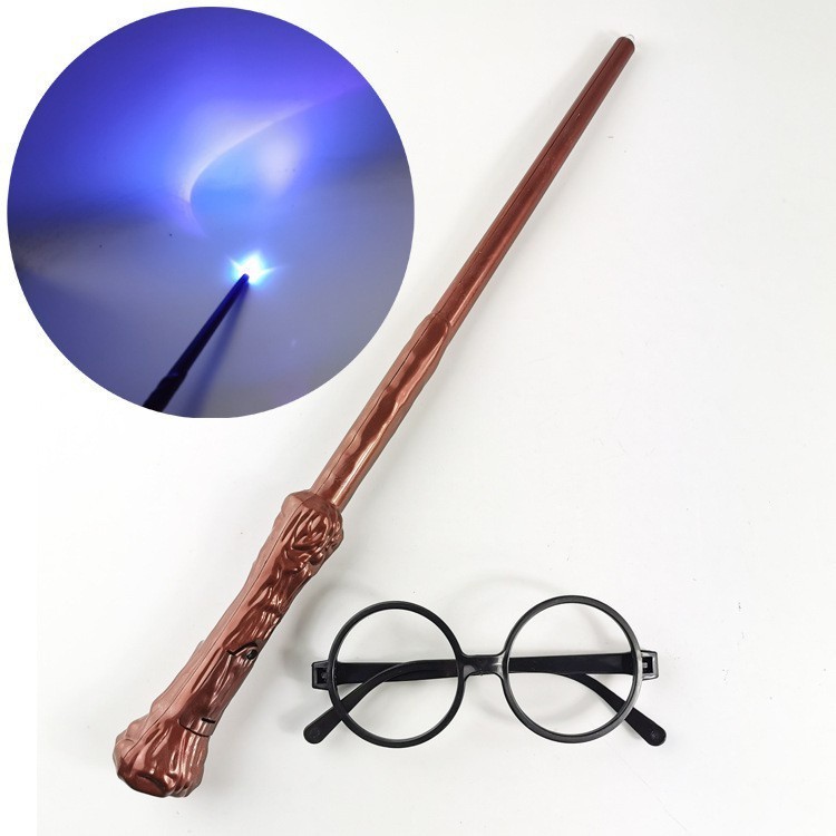 Nueva Luz Juguetes Electrónicos Harry Potter Varita Mágica Gafas Sonido ...