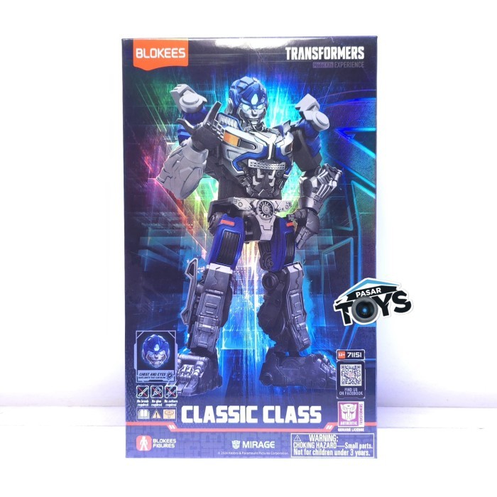 Blokees Transformers Rise Of The Beasts Classic Class Mirage CC06 Model ...