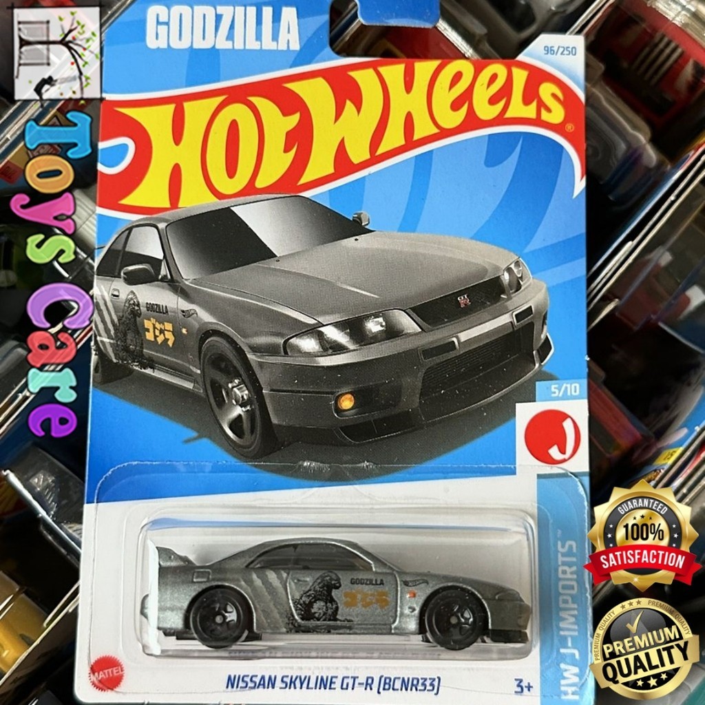 Hot Wheels Nissan Skyline GT-R R33 BCNR33 Godzilla JDM Coche Original ...