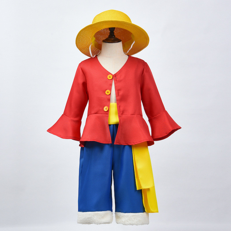 Niños Luffy Cos Ropa De Una Pieza Traje Dos Años Después Segunda Generación Cosplay Ropa ...