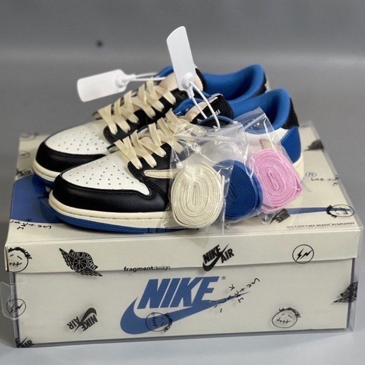 热 travis scott x fragment design x jordan air 1 low og sp barb 2.0 ...