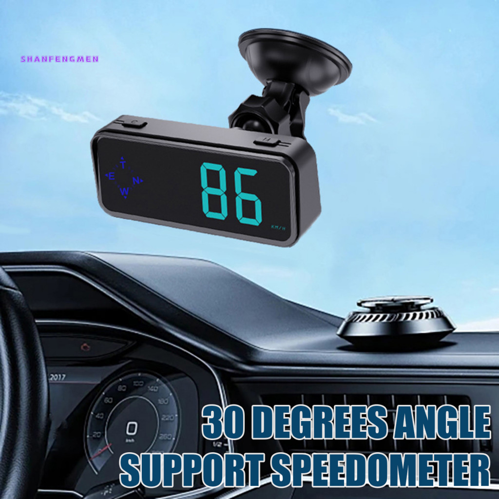 Modern Digital Car Gauge Mini Led Speedometer Universal Gps Hud Mph/kmh ...