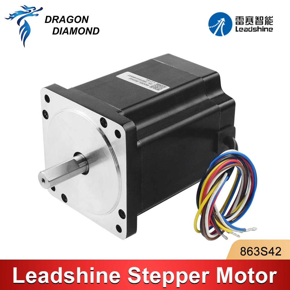 NEMA 34 Leadhine Motor Paso A 863S42 3 Fase 5A Longitud 103mm Eje 12mm ...