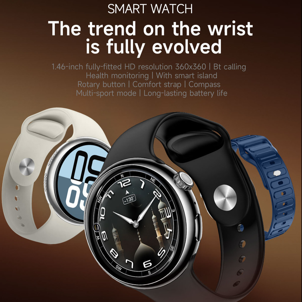 2024 new Z12 pro round Touch Screen Fitness Monitor Smartwatch Sport Watch Custom Watch Face ...