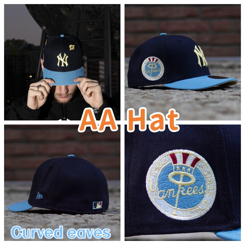 MLB New York Yankees Sombrero Ajustado De Los Hombres De HIP-HOP No ...