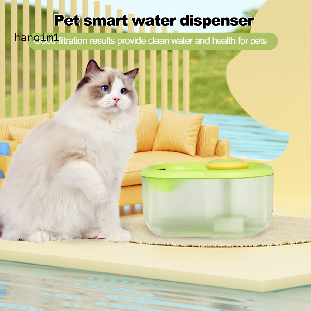 Pet Water Dispenser Automatic Waterer 2.2l Ultra-quiet Fountain with ...