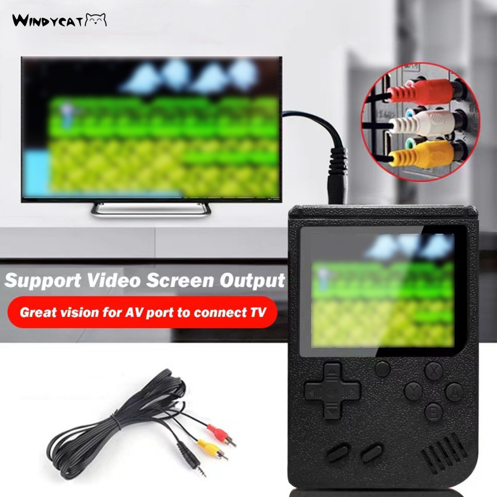 Classic Gaming System Game Joystick Portable Retro Console Set with ...