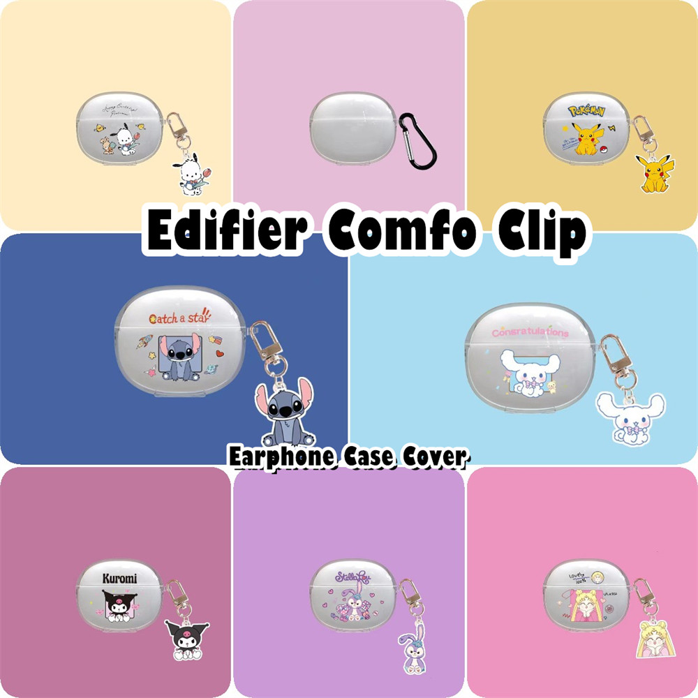 Discount 】 Para Edifier Comfo Clip Case Simple Lindo Dibujo Animado ...