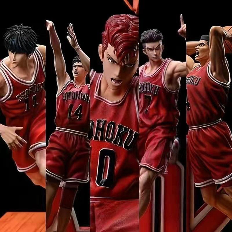 Slam Dunk Figura Rukawa Kaede Sakuragi Hanamichi Mitsui Hisashi Miyagi Akira Modelo De Ornamento ...