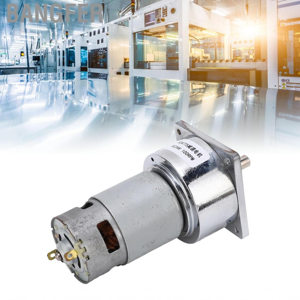 Bangfer DC 24V 3.8A Gear Motor Speed Reduction Self Locking Reversible ...