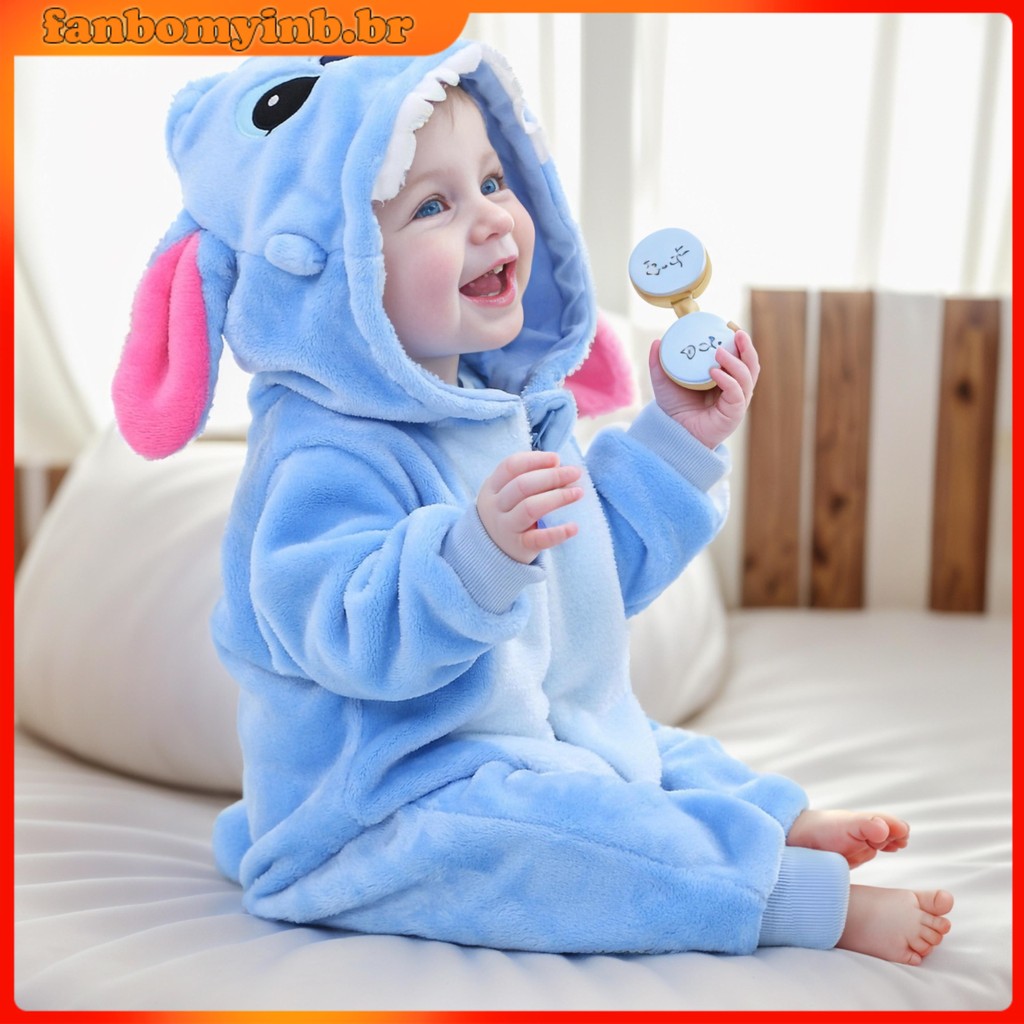 Mono De Bebé De Punto Azul De Una Pieza Kigurumi Mono De Bebé Recién ...