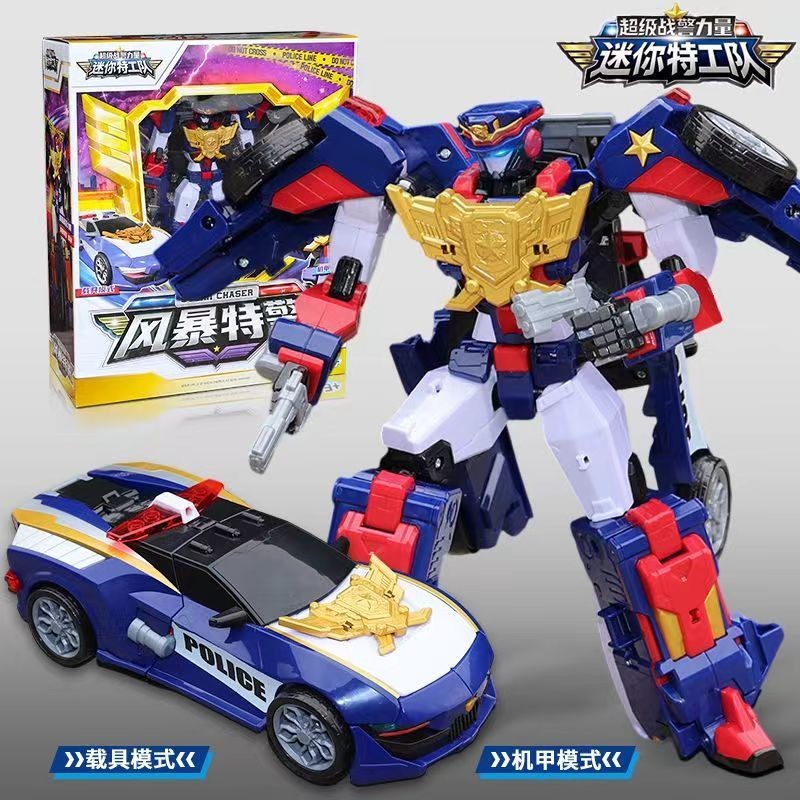 Tormenta Swat Mini Agente Equipo 7 Superman Poder Transformación Robot ...