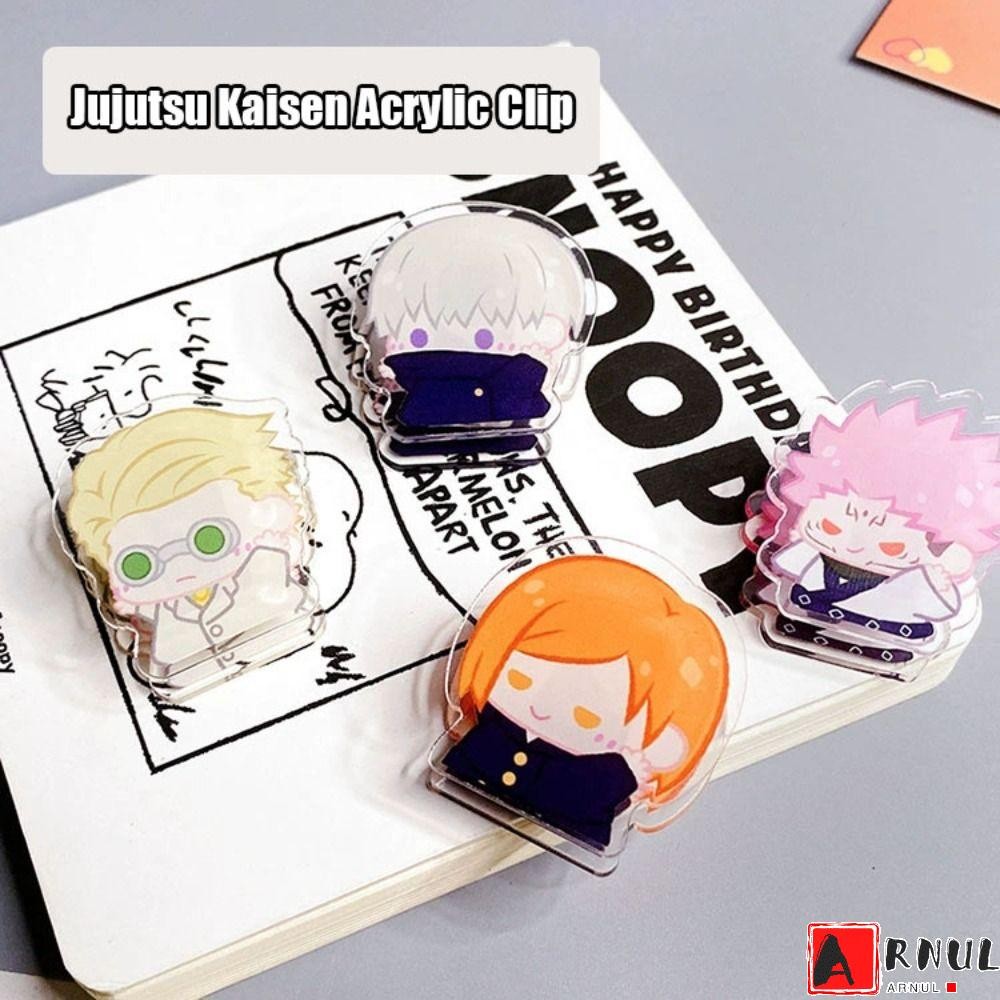 PERRINS Jujutsu Kaisen PP Clip , Q Versión Gojo Satoru Acrílico Anime ...