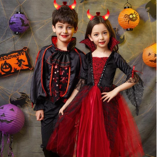 2023 Halloween Disfraces De Los Niños Niñas cosplay Conjunto Completo ...