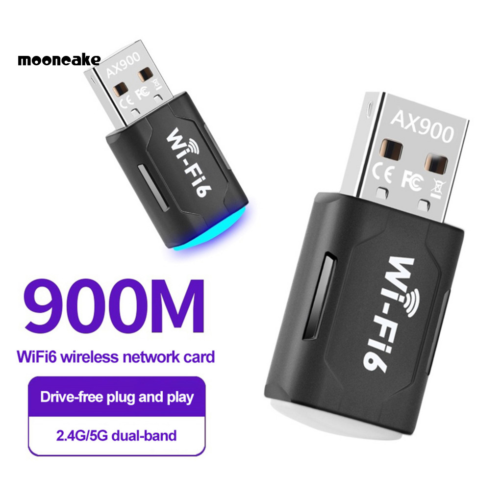 Usb Wi-fi Adapter Driver-free Wireless Network Card High-speed 6 Dual ...