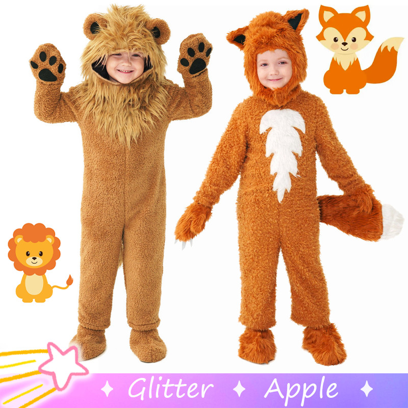Zootopia Animales León Zorro Mono De Felpa Para Niños Niño Niña Cosplay ...