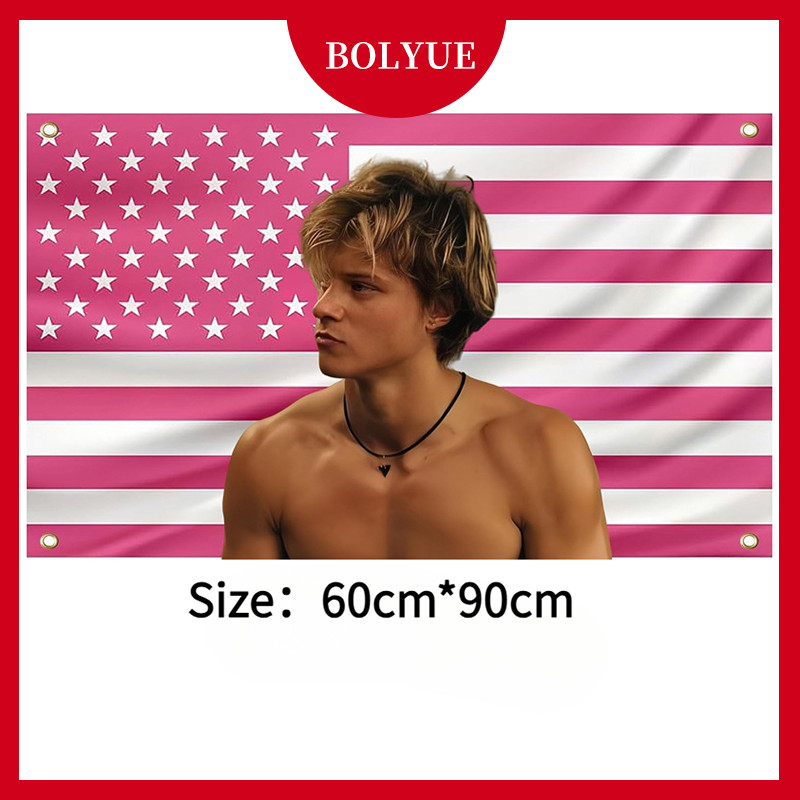 JJ Maybank Banner Bandera Rosa USA Rudy Pankow Fondo | Shopee Colombia