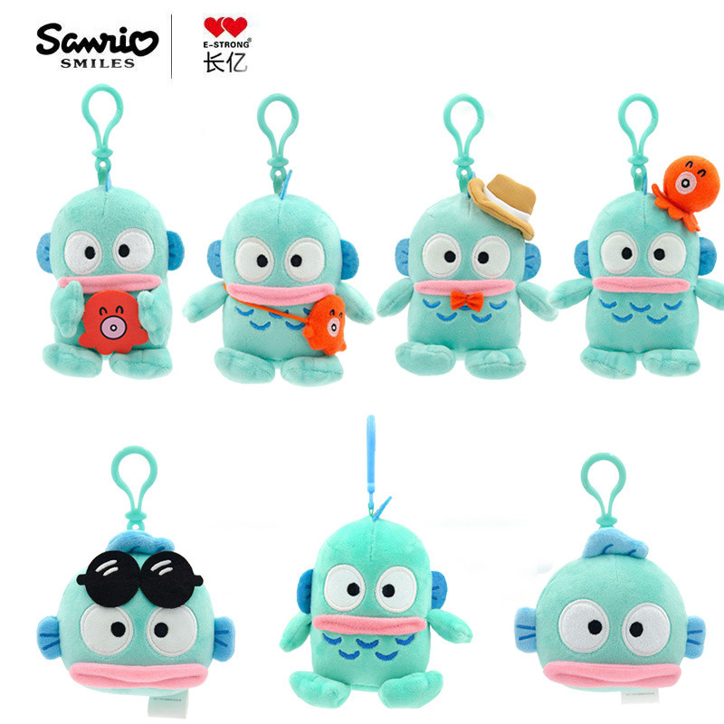Sanrio Pez Payaso Hanton Colgante Muñeca Medio Fishman Hanton Bolsa ...