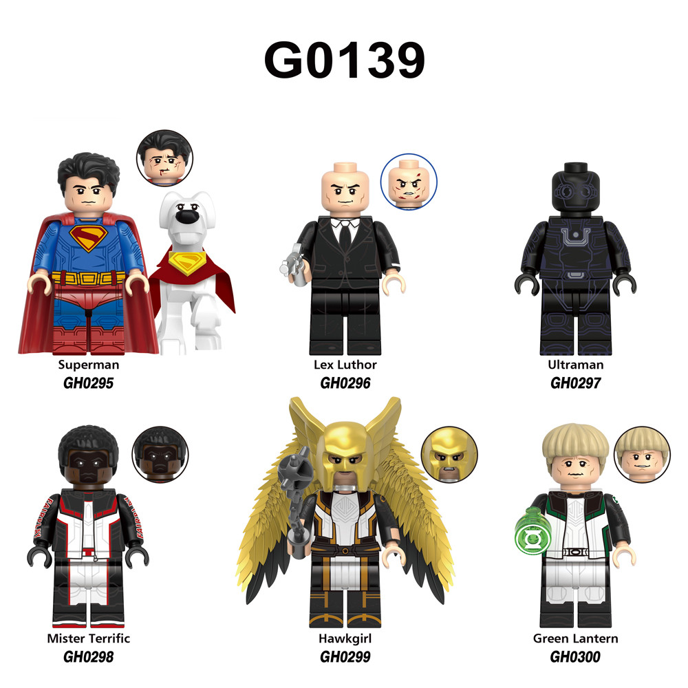 Super Lex Luthor Ultraman Mister Terrific Hawkgirl Verde Linterna ...
