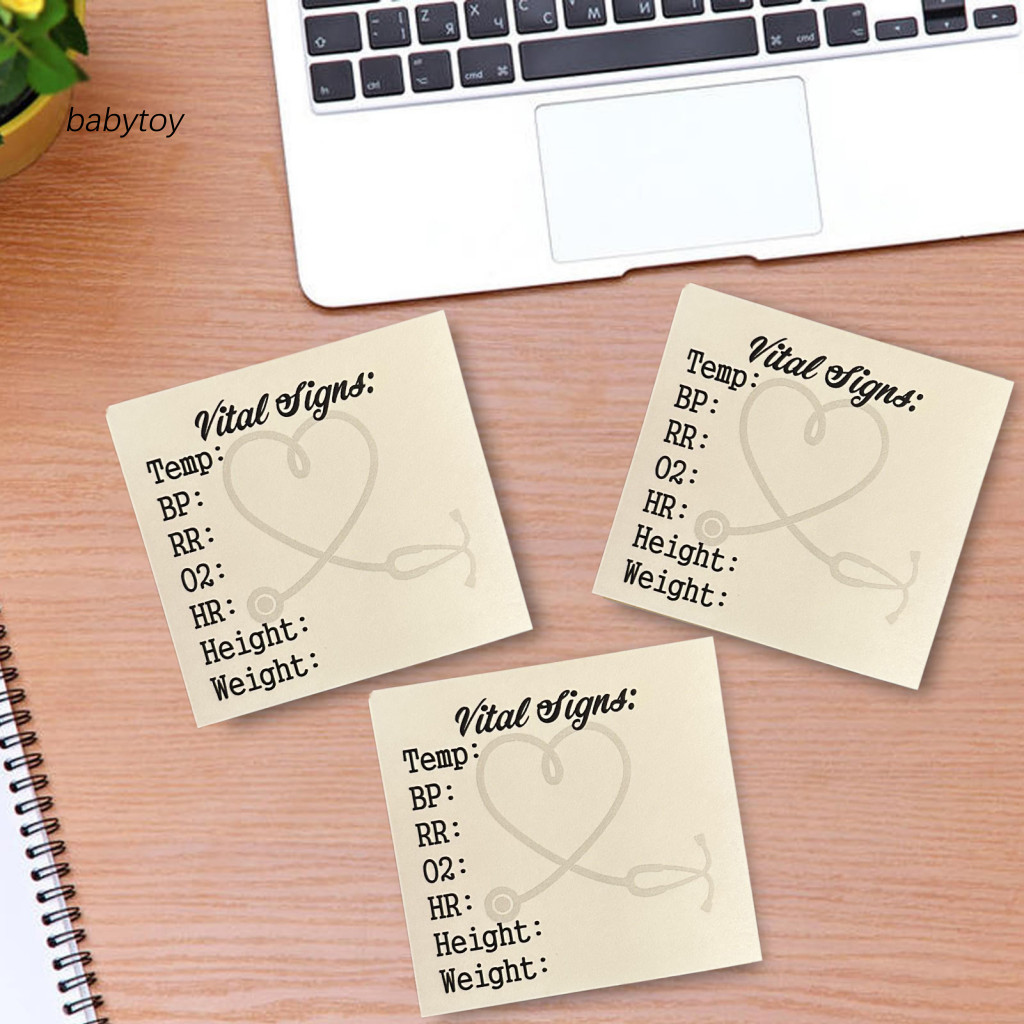 Emotional Medical Labels 3-inch Square Label Design 50 Sheets Vital ...