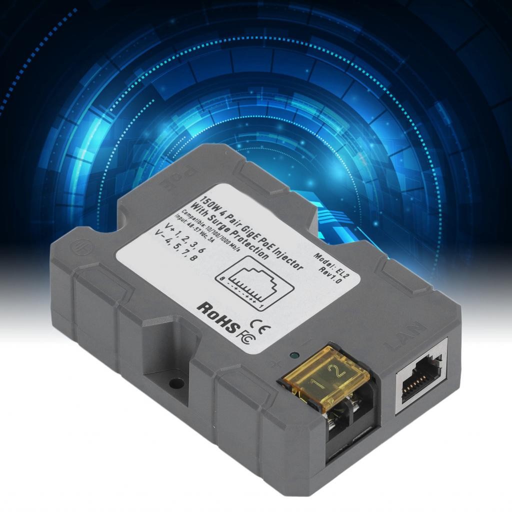 POE Injector Adapter Passive PoE 150W GigE Power Over Ethernet for V2 ...