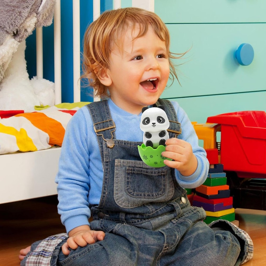 Bebé : Adorable Panda Wobble Juguete Sensorial Infalible Para Los Niños ...