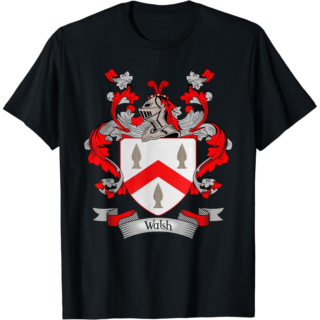 Crest Walsh Escudo De Armas Apellido De La Familia Cresta Camiseta ...