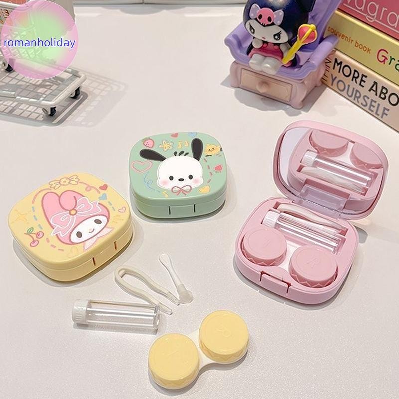 Roman Kawaii Hello Kitty Estuche De Lentes De Contacto De Dibujos ...
