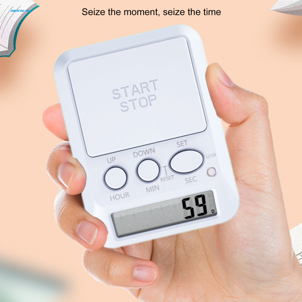 Timer with Light and Beep Date Countdown Multi-function Electronic Clock for Study Gym Cooking ...