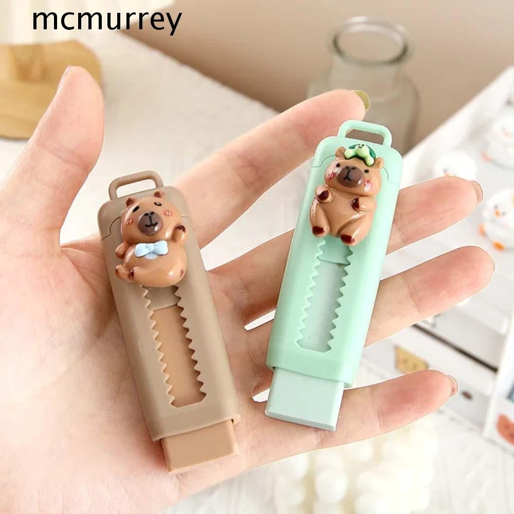 MCMURREY Push Pull Eraser , Borrador De Capibara Portátil Sin Rastro ...