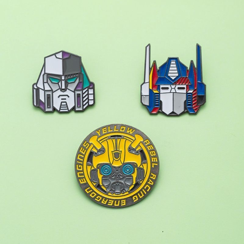 Optimus Prime Transformers Broche Bumblebee Periférico Insignia De ...