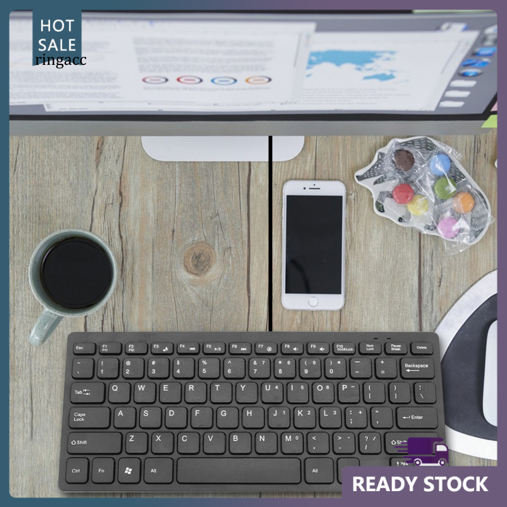 Mechanical Keyboard Ultra Slim Water-resistant Gaming Usb Mini ...