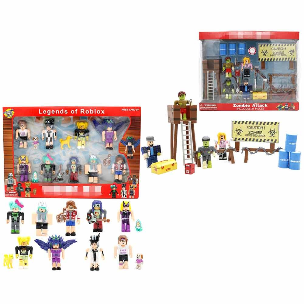 Roblox Brick doll Zombie Attack model/world random combination | Shopee ...