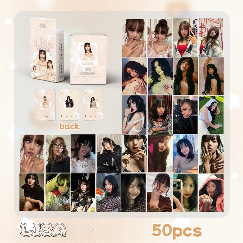 50-124pcs/box BP Laser Holographic Lomo Cards Season's Greetings In ...