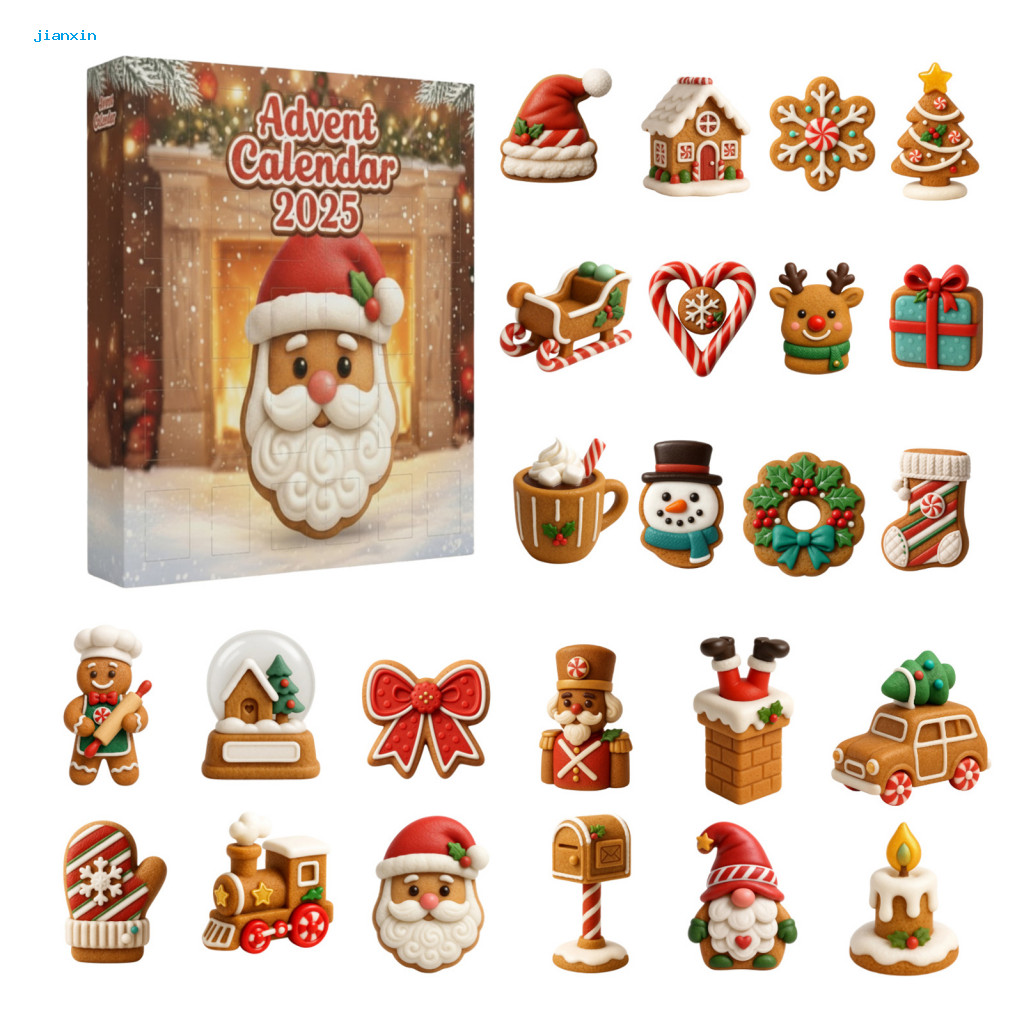 Calendario Sorpresa De Navidad De Cuenta Atrás De 24 Días Galletas De ...