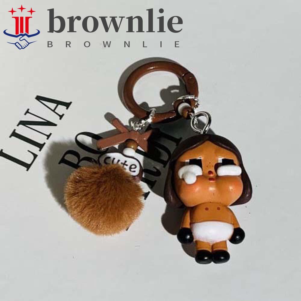 BROWNLIE Vestido Muñeca Llavero , Gel De Sílice Color Caramelo Flocado ...