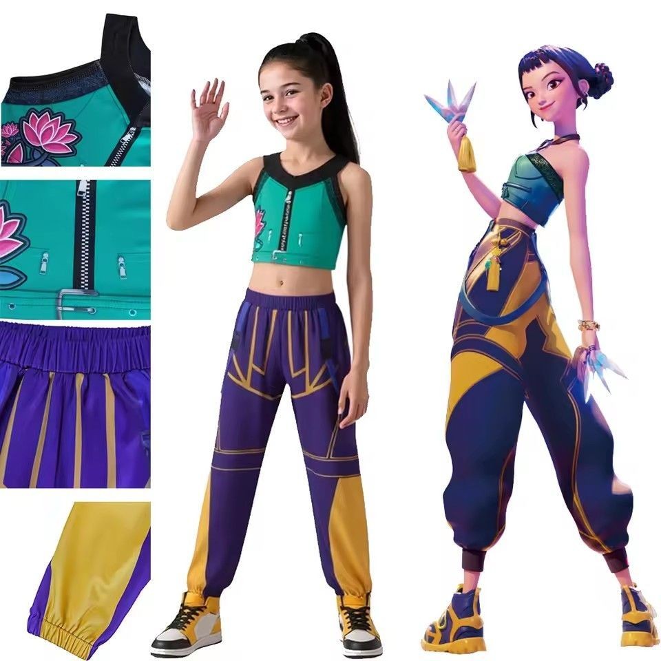 Kpop Cazadores De Brujas Cos Rumi Mira Disfraz Niños Halloween Rumi ...