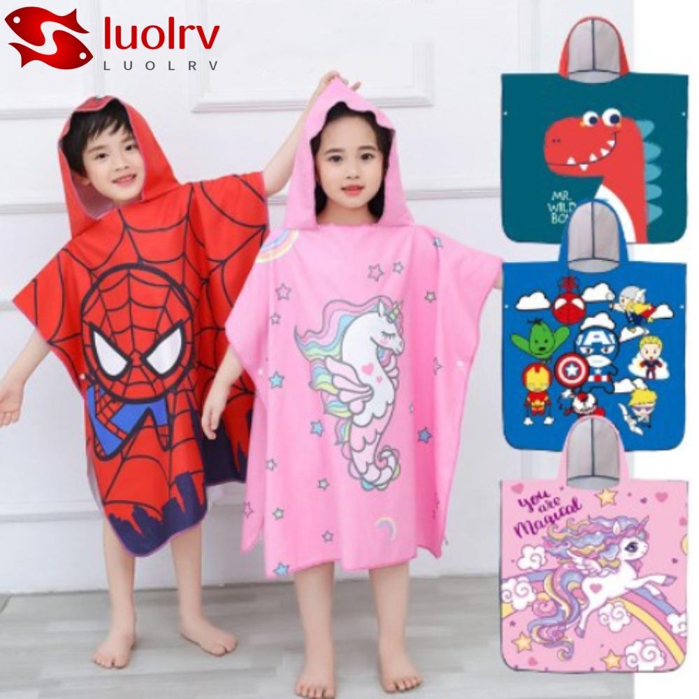 LUOLRV Toalla De Los Niños , Secado Rápido Absorber Agua Bata Con ...