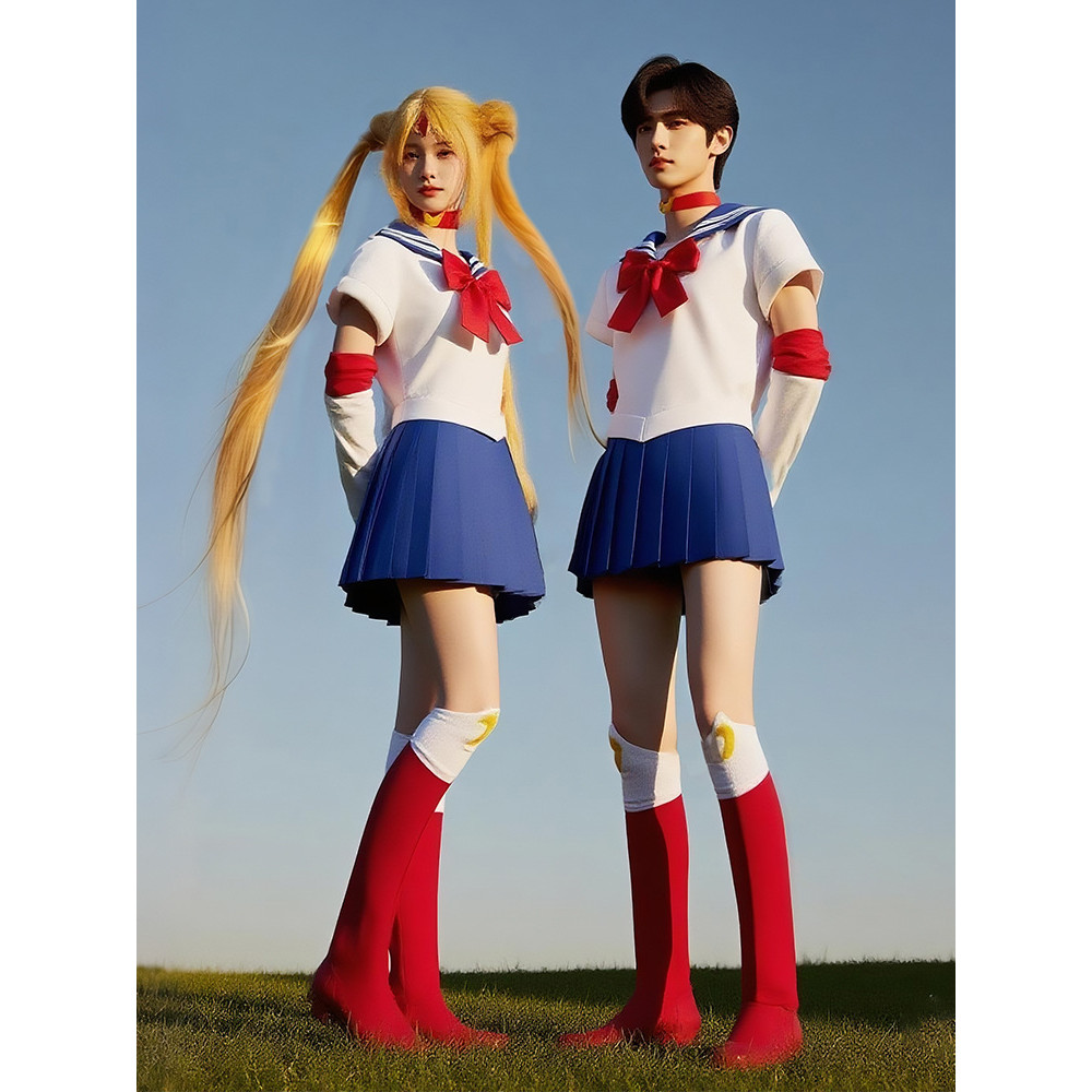 2025 Niños Niñas Sailor Moon Sailor Moon Cos Traje De Dos Dimensiones ...