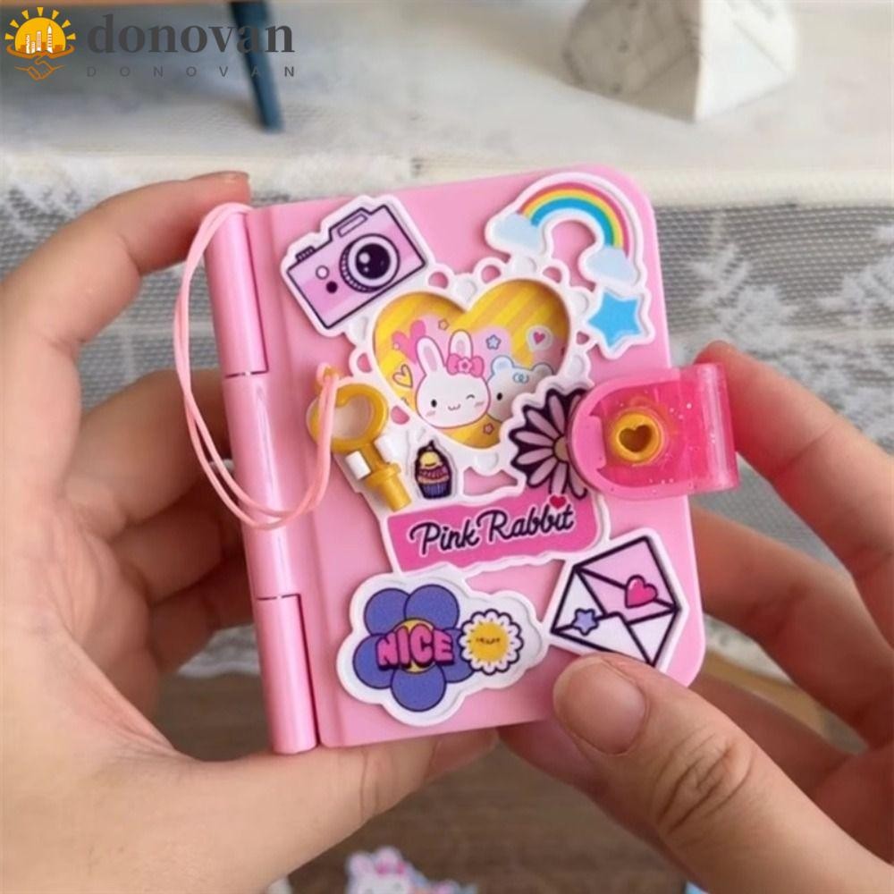 DONOVAN Bloc De Notas Secreto Para Niños , Conejo Rosa Con Cerradura ...