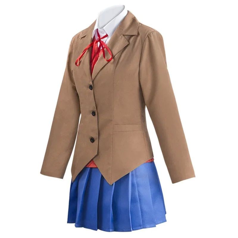 Juego Doki Literature Club Monika Cosplay Sayori Yuri Natsuki Costume ...