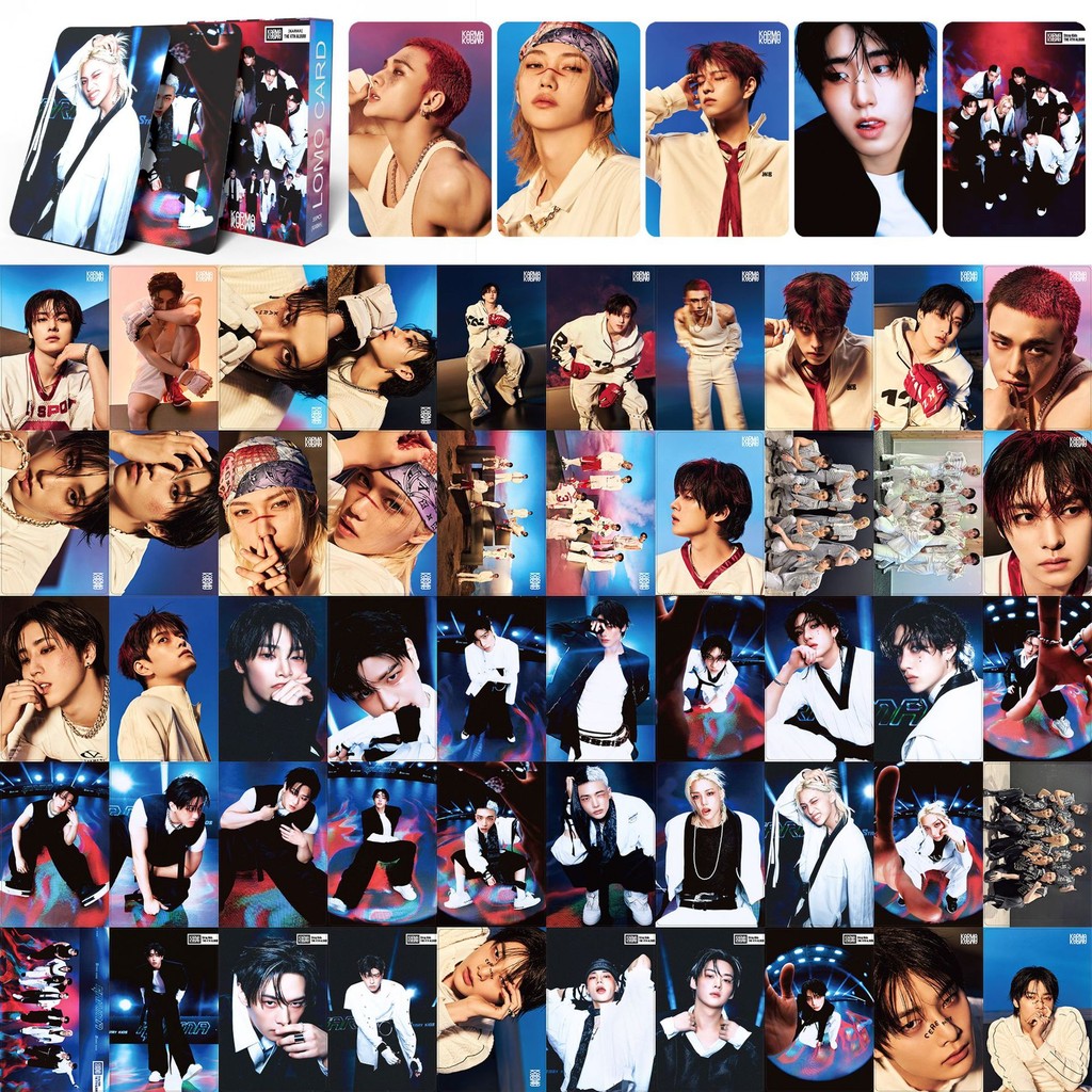 55pcs STRAY KIDS SKZ HOP Lomo Tarjetas HIP TAPE comeback Reveal TRACK ...